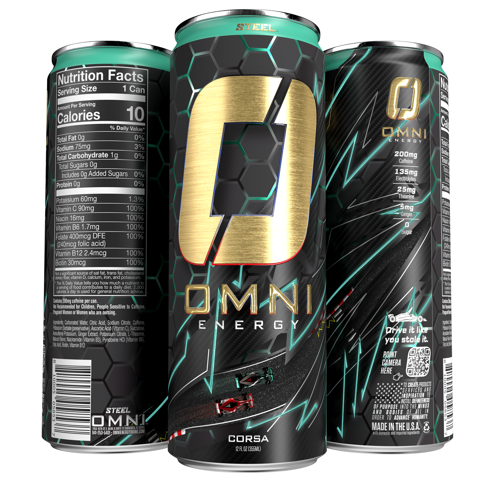 Corsa - Case of 12 Cans – Steel Supplements Wholesale