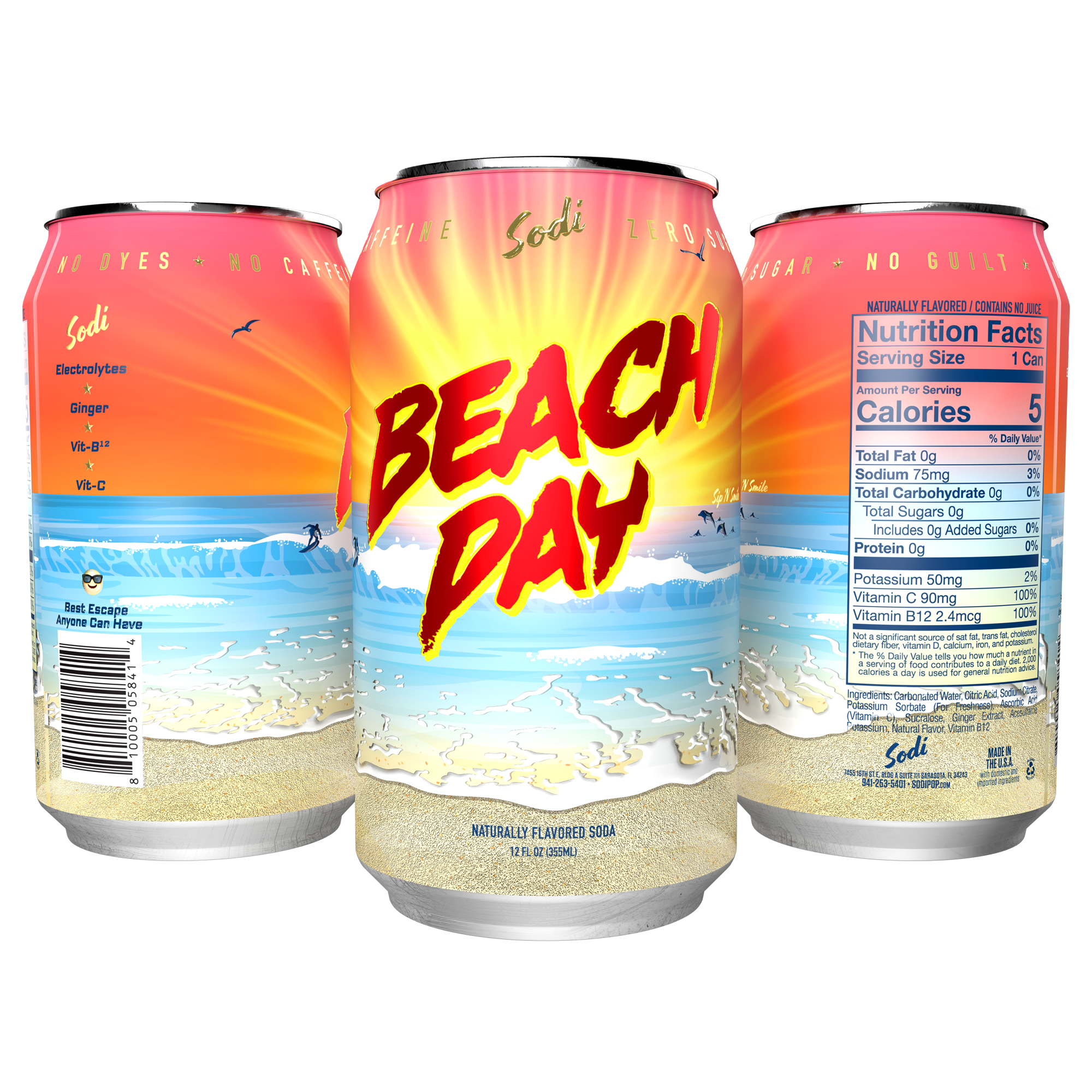 Sodi Pop- Beach Day – Steel Supplements Wholesale